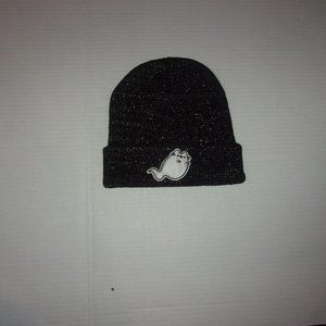 Pusheen | Accessories | Pusheen Boosheen Black Sparkle Ghost Cat Knit ...